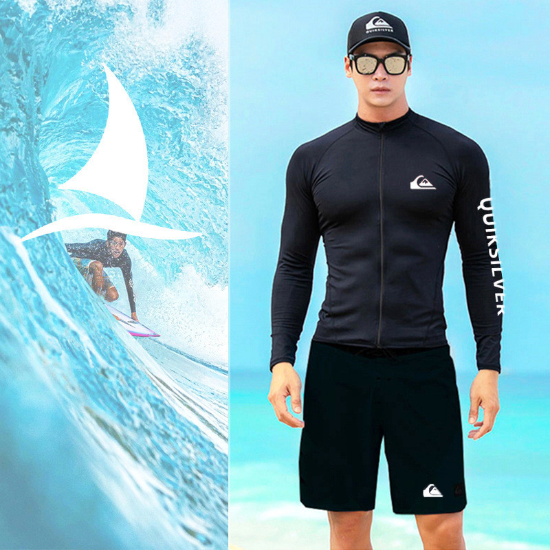 Men's Swimwear Elastic Sun Protection Clothing Surfing Suit Jellyfish ...