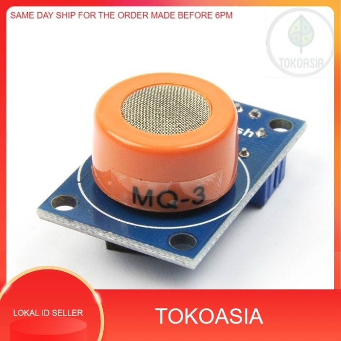 (Local Stock) MQ-3 Alcohol Gas Sensitive Sensor detection alarm mq3 ...