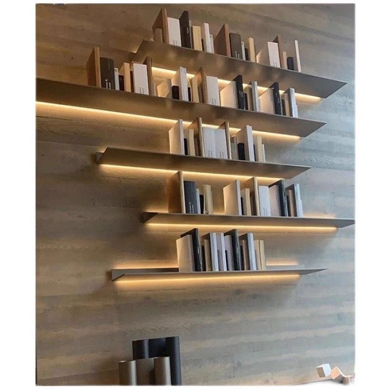 Creative Practical Metal Laminate Luminous Decorative Rack Shelf One ...