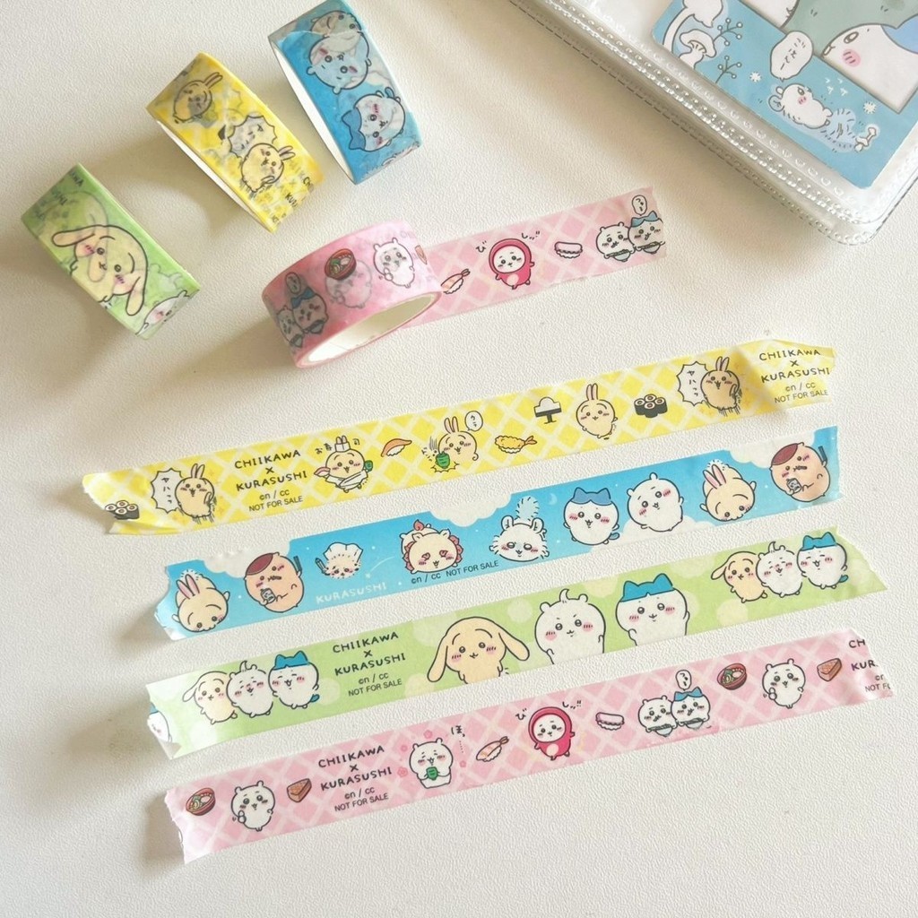 GaLiCiCi Japanese Manga Chiikawa with Soft and Cute Paper Tape ...