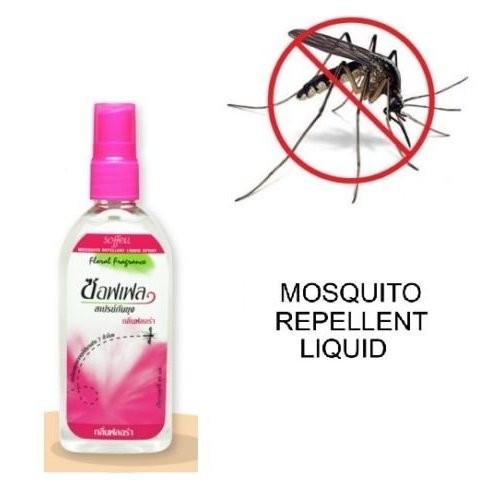 Soffell Mosquito Repellent Liquid Spray Floral Fragrance 80ml | Shopee ...