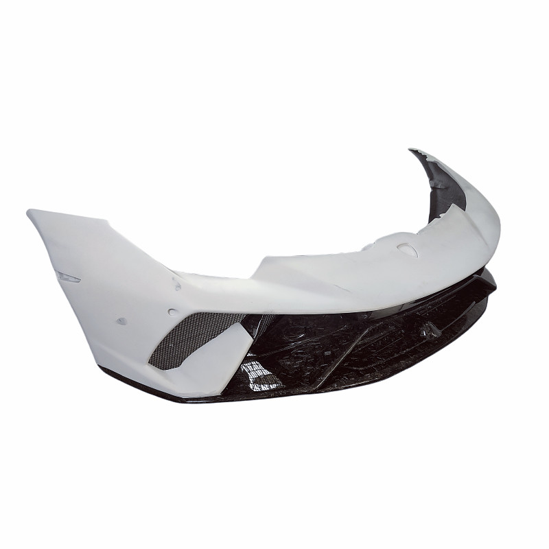 High quality P-style forged grain semi carbon fiber front bumper for ...