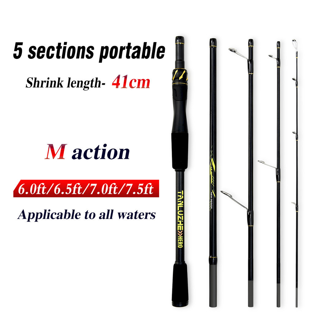 【NYA】1.8M/1.98M/2.1M/2.28M 6ft/6.5ft/7ft/7.5ft Lure Weight5-25g 8-16LB ...