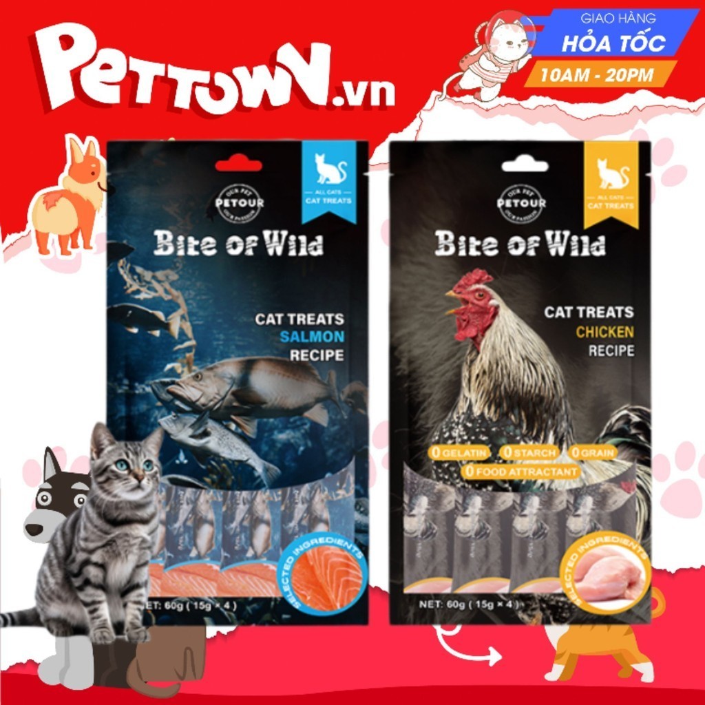Bite of Wild Cat Reward Soup No Gelatin Low Fat 1 Bag 60g Including 4 ...
