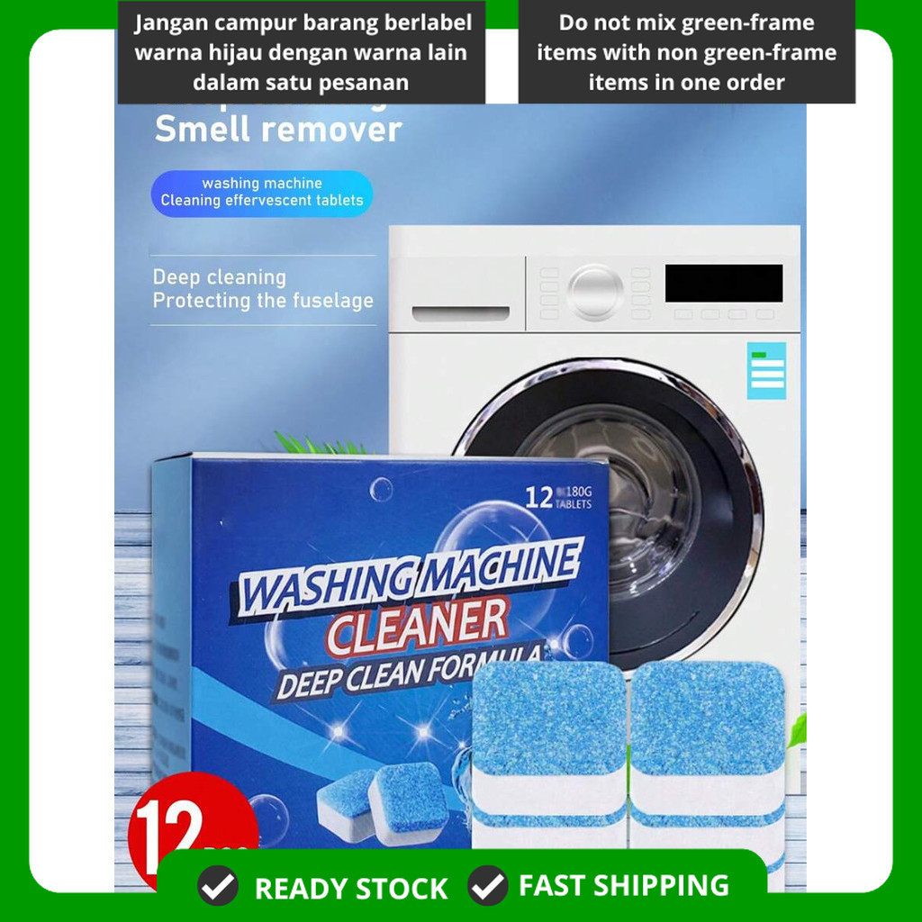 💎 Washing Machine Cleaner (15g X 12 pcs) / Washing Machine Cleaning ...