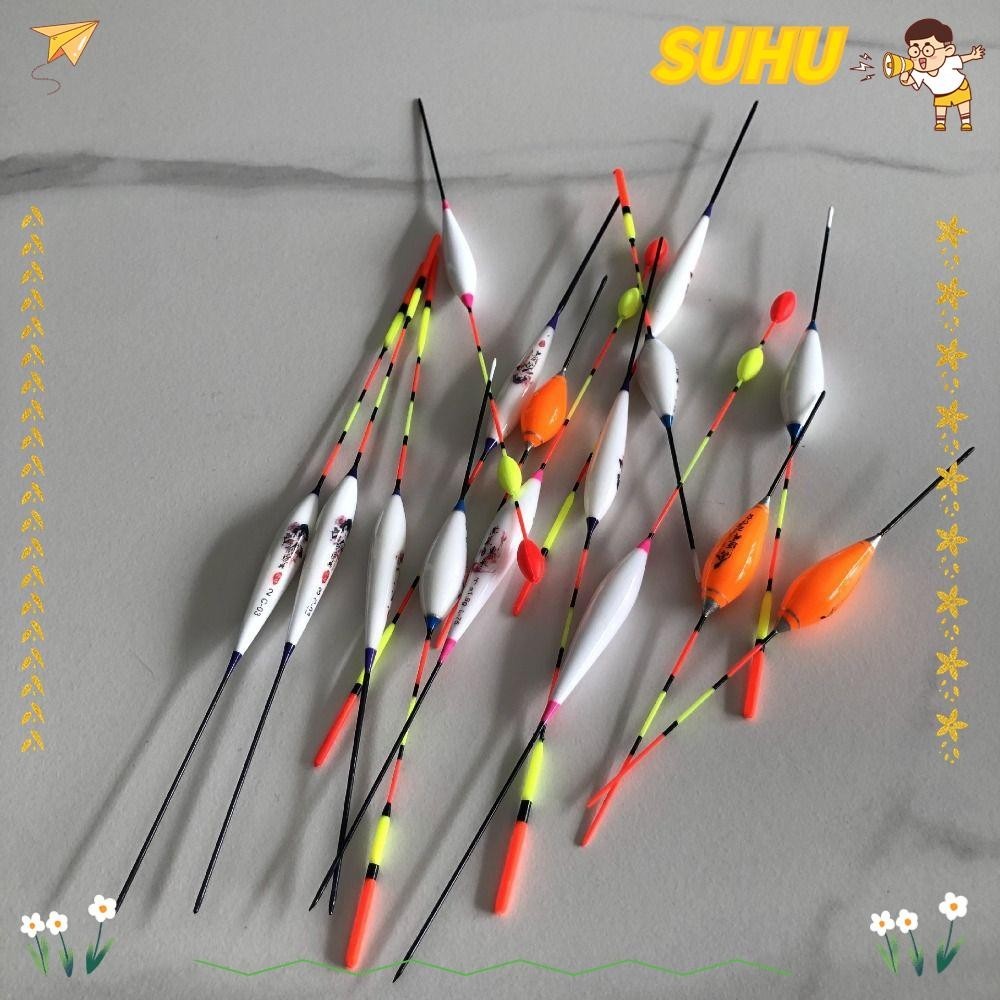 SUHU Fishing float, vertical Paulownia Wood Light Float, 2023 Carp ...