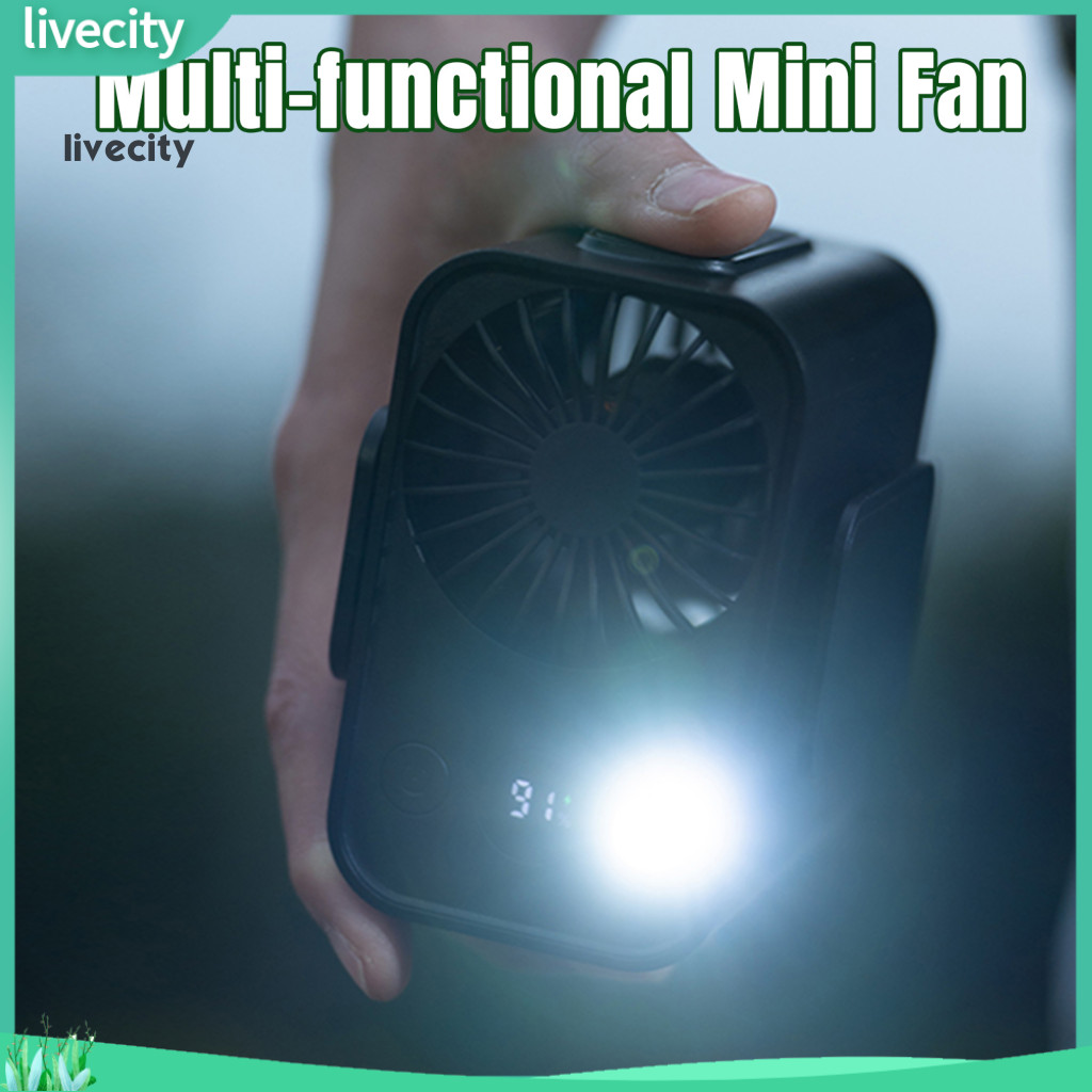 livecity| Quiet Operation Desk Fan Silent Brushless Motor Fan Portable ...