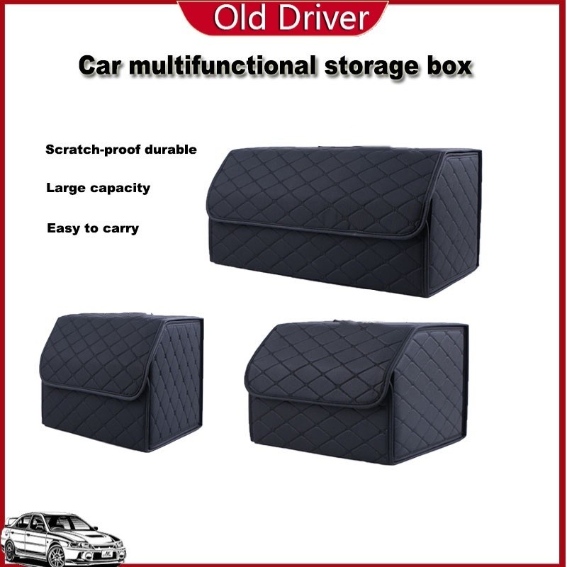 Car Portable Trunk Storage Vehicle Organizer Storage Box Foldable with ...