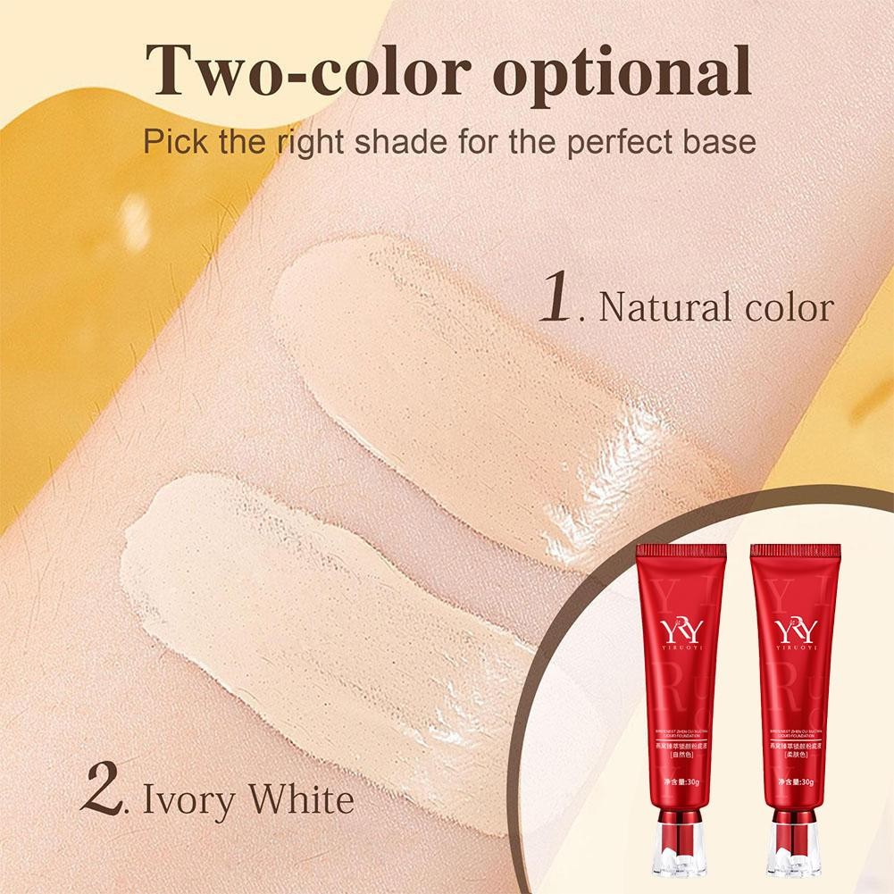 Fv Red Ginseng Bird's Nest Peptide Nourishing Foundation Without Makeup ...