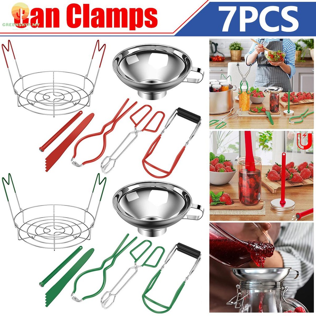 7Pcs Canning Supplies Starter Kit Canning Tools Set Stainless Steel ...