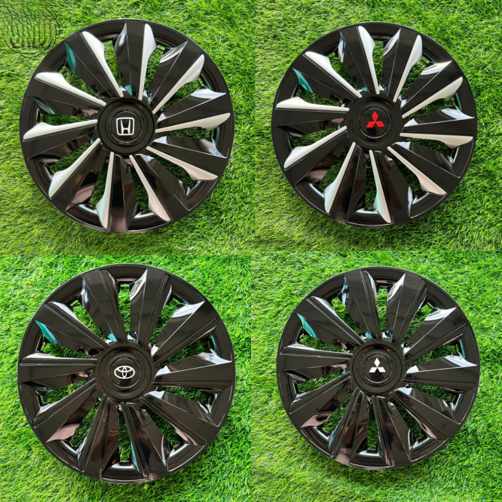 New car wheel rim covers, 1 set has 4 covers, gold/bronze/pink color ...