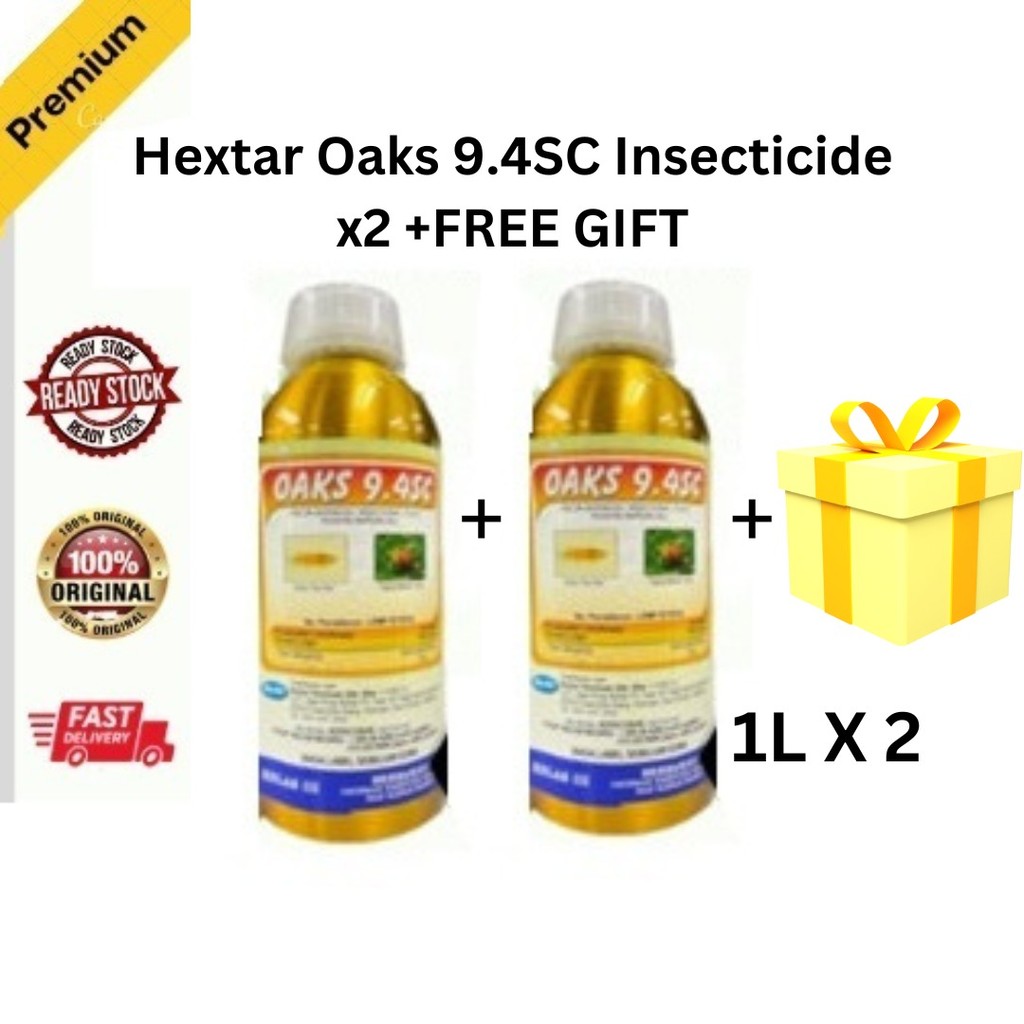 Hextar Oaks 9.4SC Insecticide x2/ Racun Serangga Akosu/ Kutu Trip ...