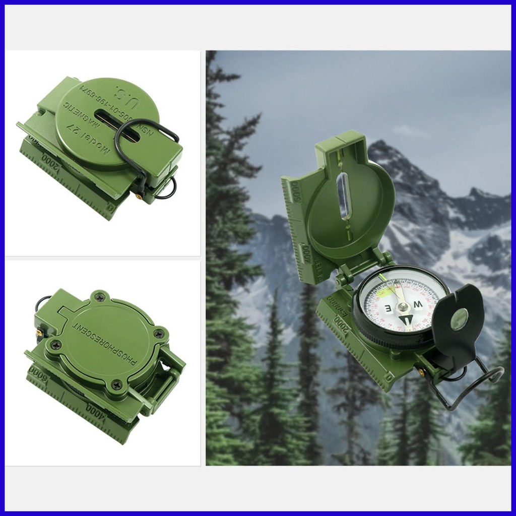 Compass Metal Waterproof and Sandproof Backpacking Compass Navigation ...