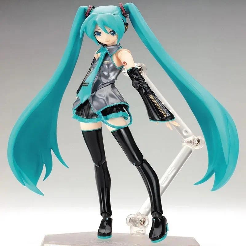 Figma014 Hatsune Miku Figure Anime Face Changing Hatsune Miku Model The ...