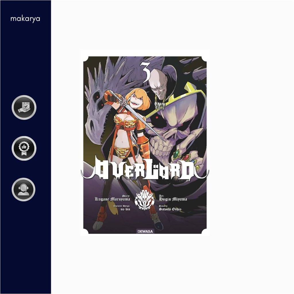 Overlord Comics Vol 3 (Kugane Maruyama) | Shopee Malaysia