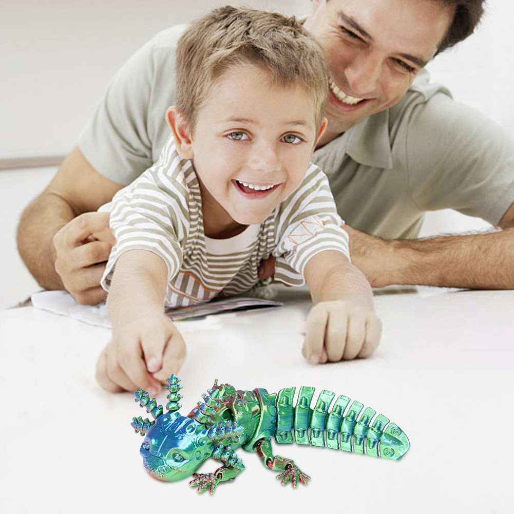 AU 3D Printed Axolotl Toy Articulated Mechanical Axolotl Figurine 3D ...