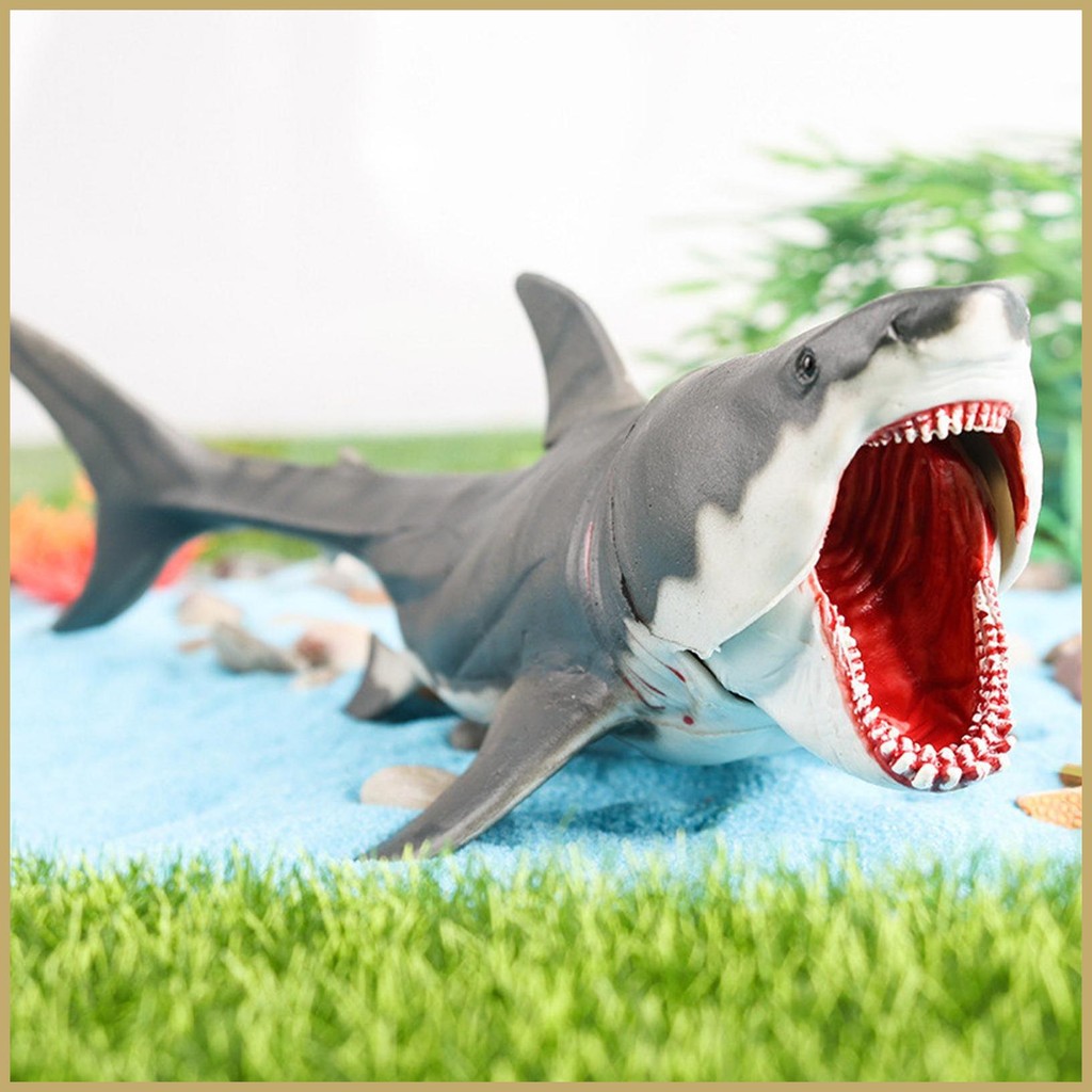 Kid Shark Model Simulated Marine Animal Figurine Creative Tabletop ...