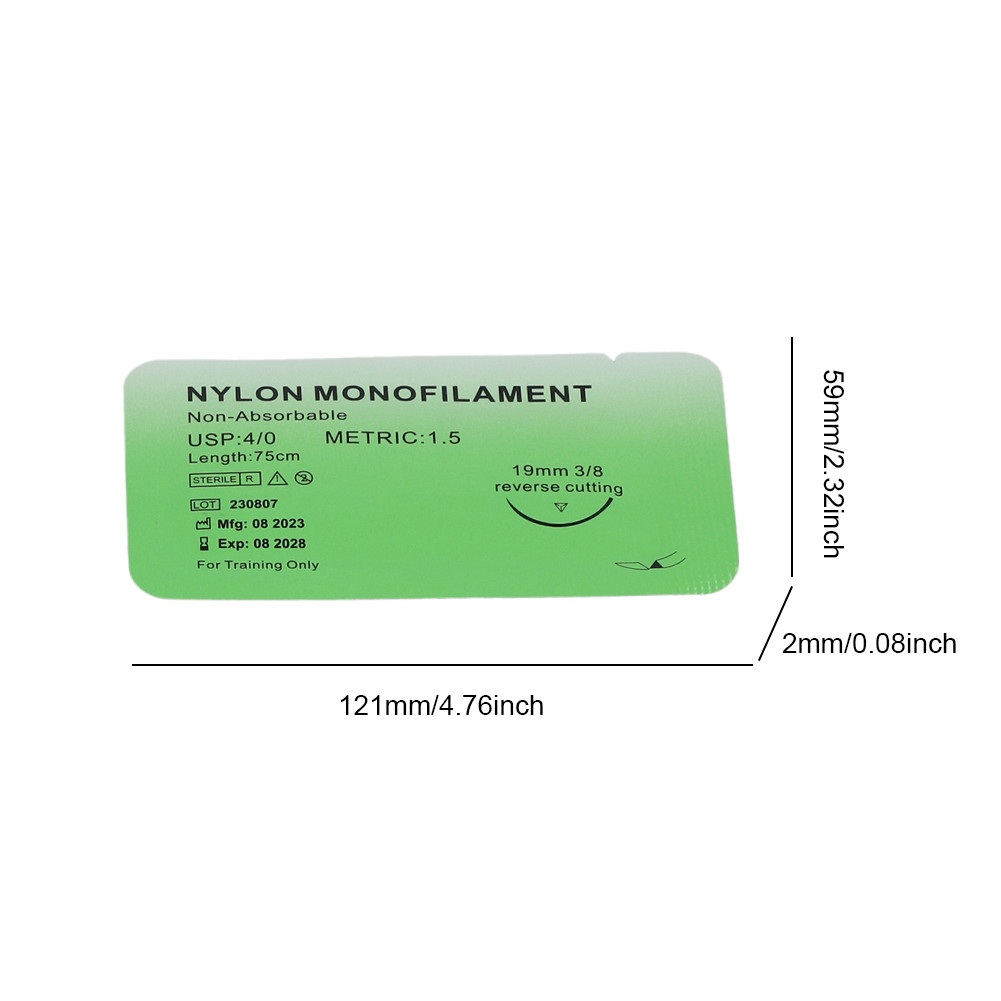 60-1 Pack 4/0 Non-injured Medical Monofilament Thread Nylon Silk ...