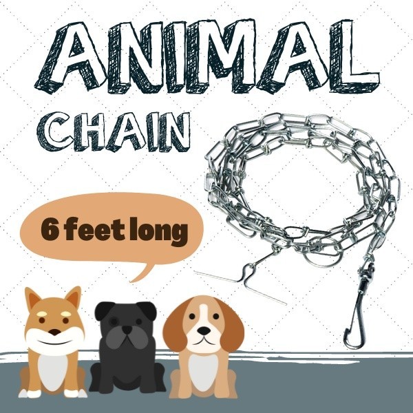 Heavy Duty Animal Chain Stainless Steel Galvanized Dog Chain 6 feet ...