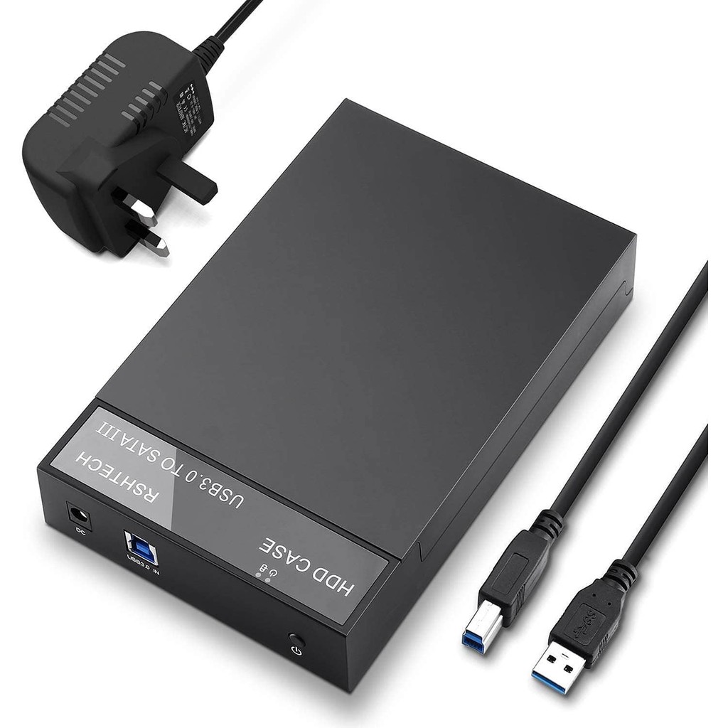 RSHTECH USB 3.0 External Hard Drive Enclosure HDD Caddy Disk Case ...