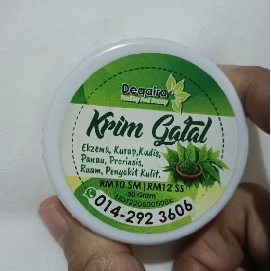 Deqaira: Krim Gatal Semambu rawat kayap, panau, kayap, kudis, Gatal2 ...