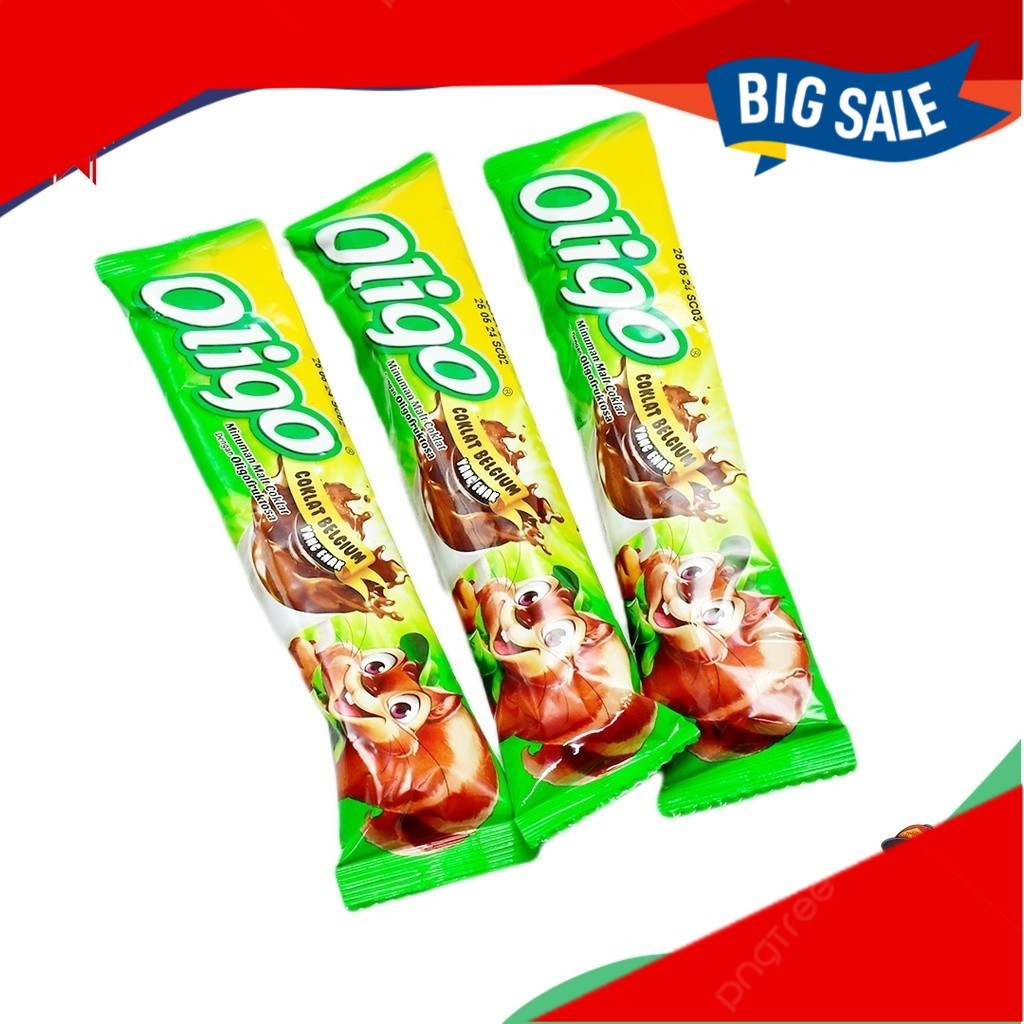 (3pcs) Serbuk Minuman Coklat 3 Dalam 1 Oligo Choco Malt Calcium Drinks ...