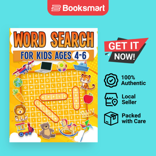 Word Search For Kids Ages 4-6 100 Fun Word Search Puzzles Kids Activity ...