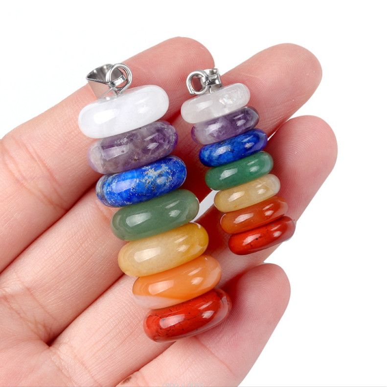 Natural 7 Chakra Healing Crystals Stones Series Spiritual Energy Thumb ...