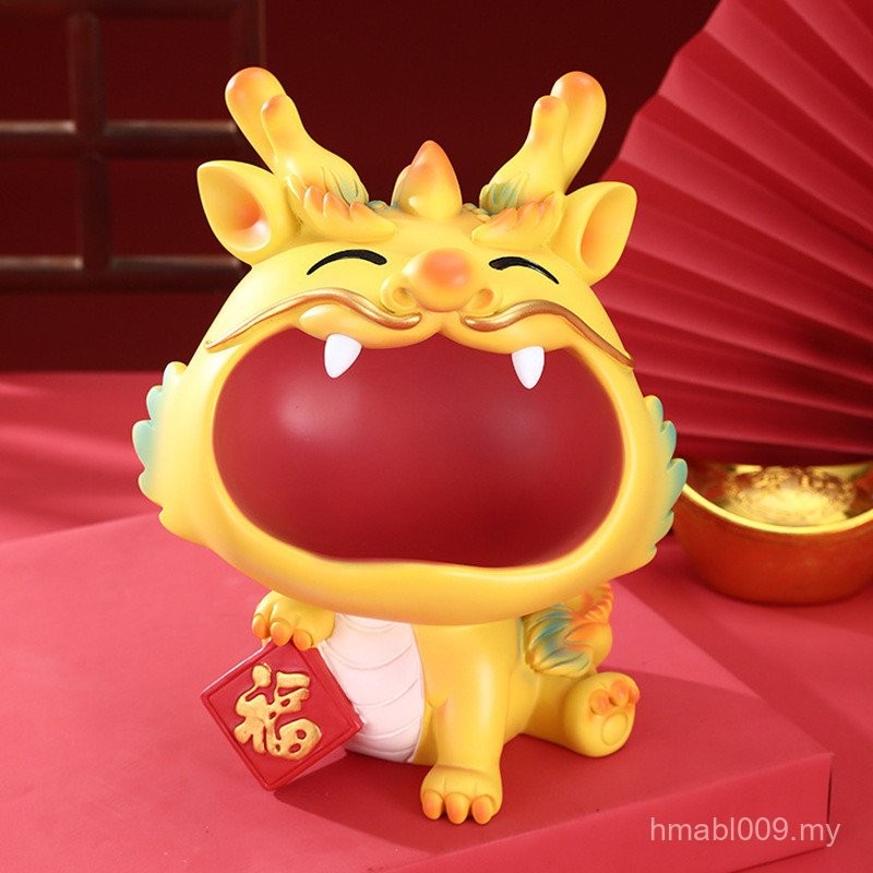National Trendy Entrance Entrance Key Storage Dragon Treasure Mascot ...