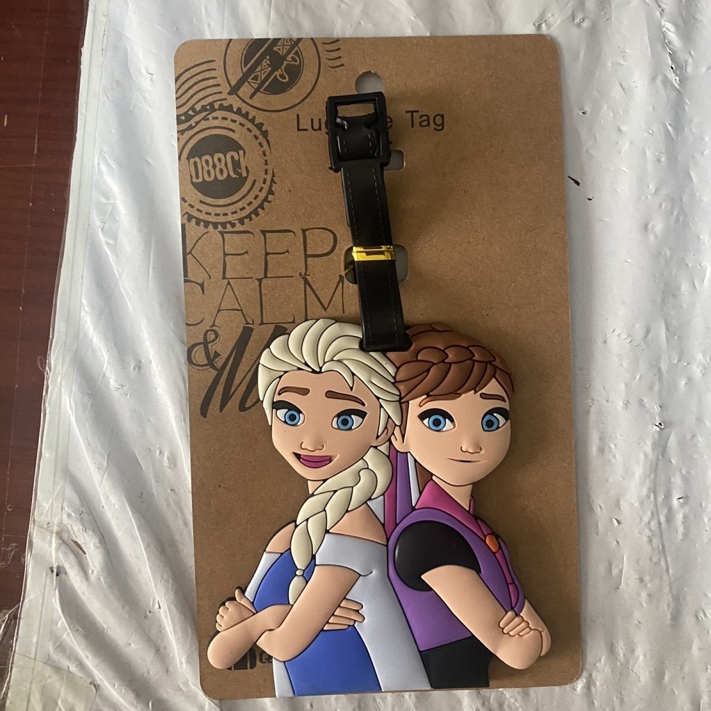 Travel Essential Boarding Pass Name Tag Luggage Tag Snow White Mermaid ...