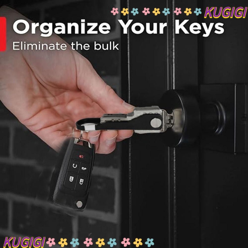 KUGIGI Smartkey Keyholder, Mini ABS Stainless Steel Key Organizer ...