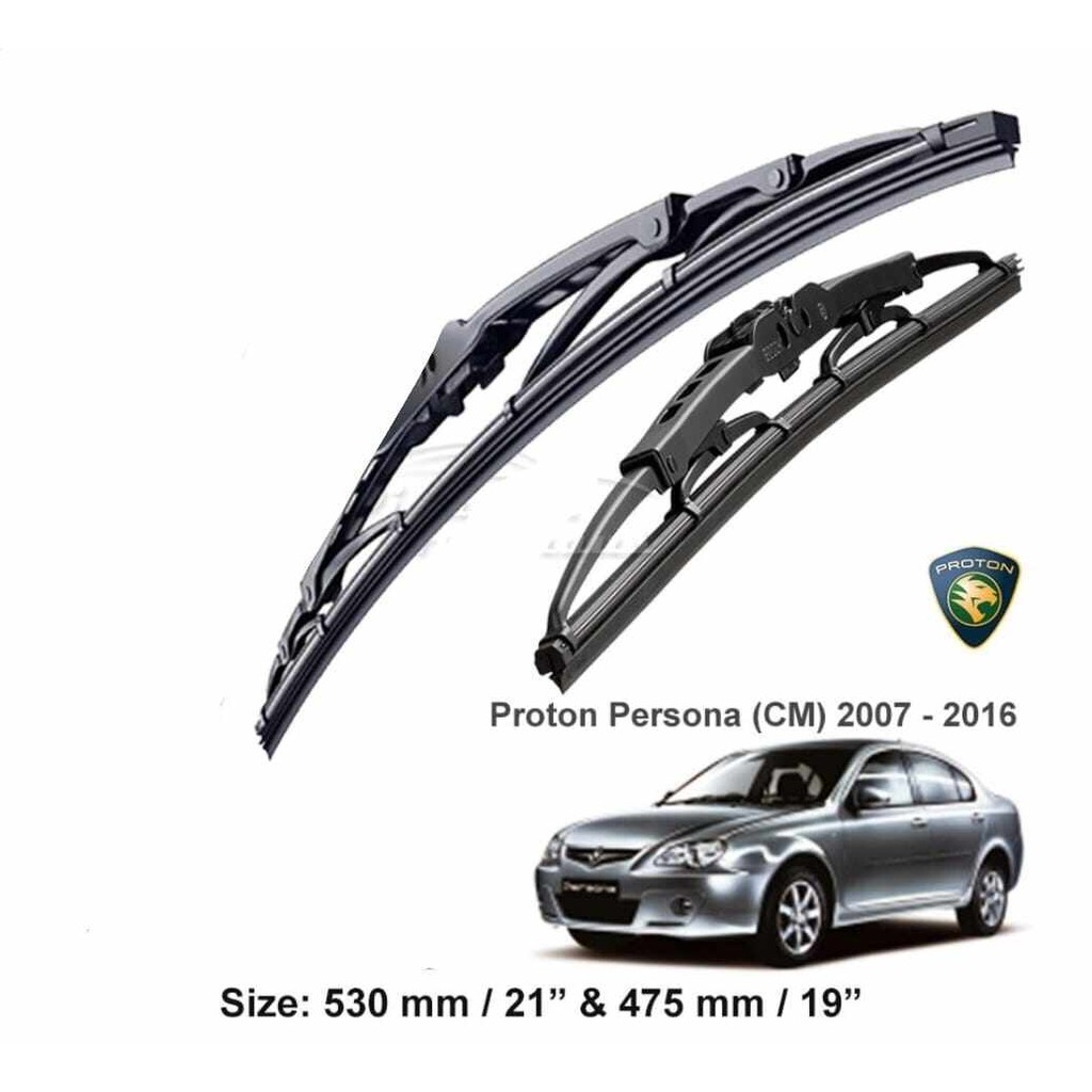 Proton Gen2 Gen 2 / Persona 2007 -2016 Wiper Premium Full Metal Frame ...