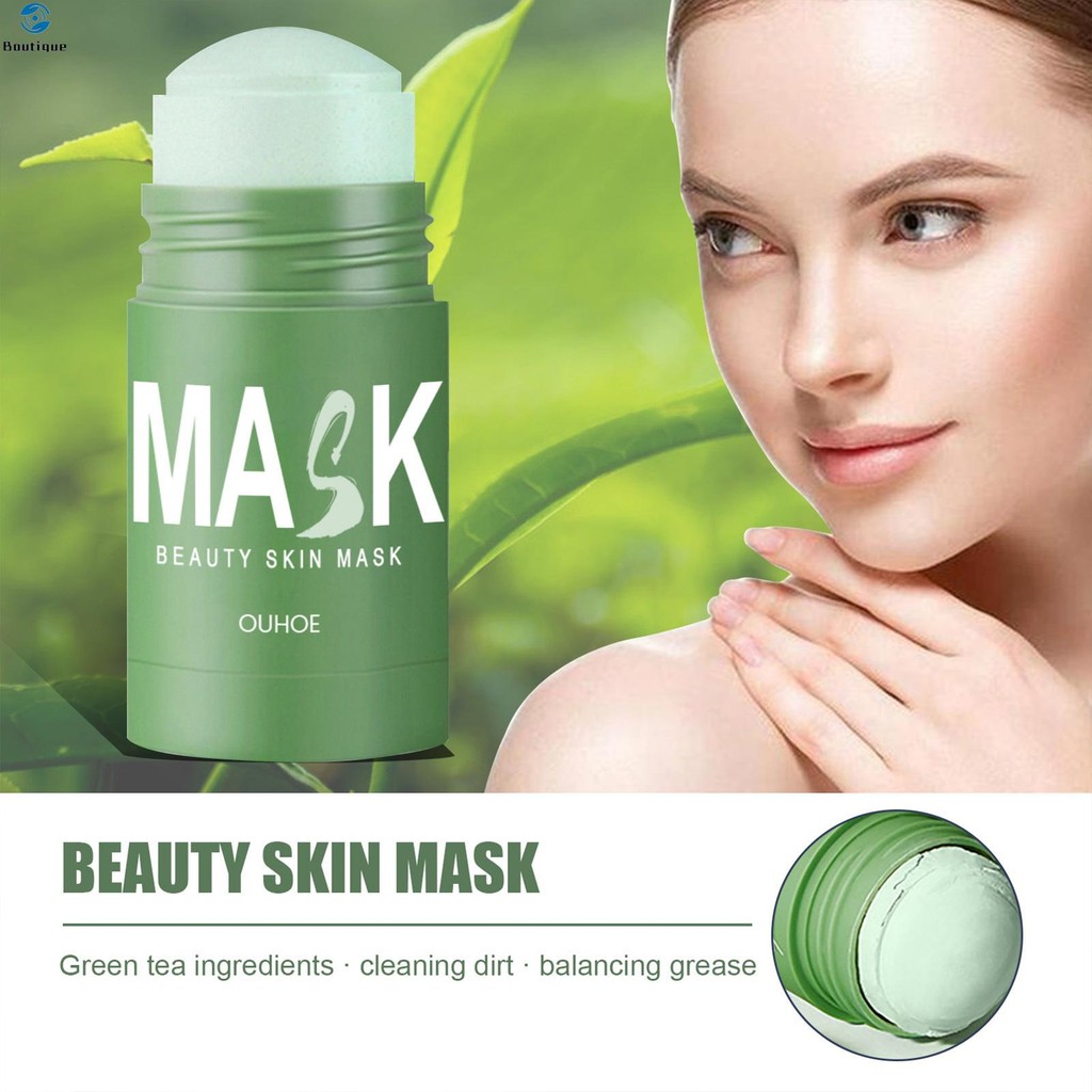 Green Tea Oil Control Stick Mask Pores Acne Pimple Treatment Face Clean ...