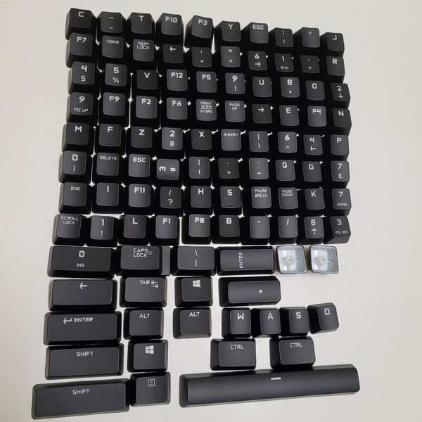 keycaps Logitech G610 Mechanical Keyboard Original Keycap Translucent ...