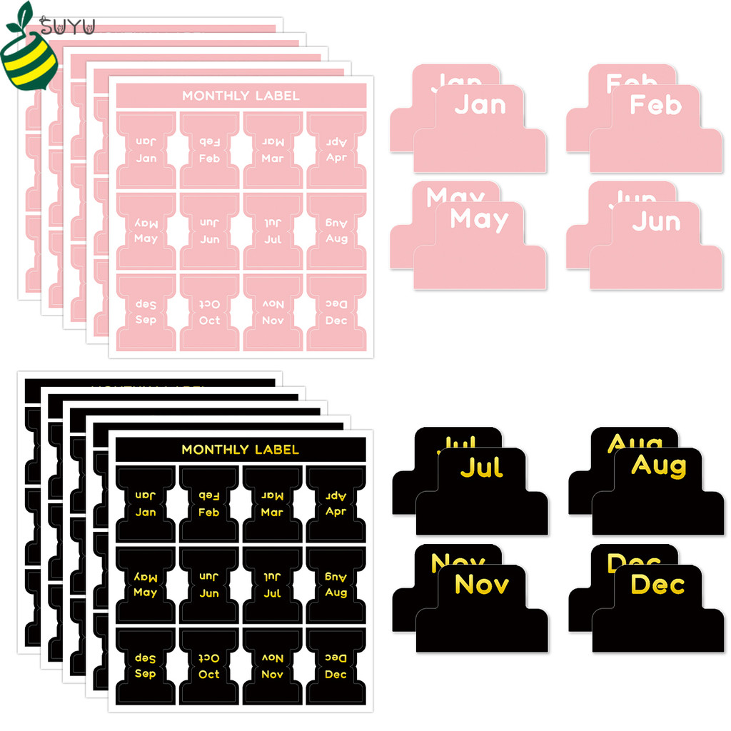 60pcs/5sheets Monthly Planner Stickers, Planner Labels, Planner's ...