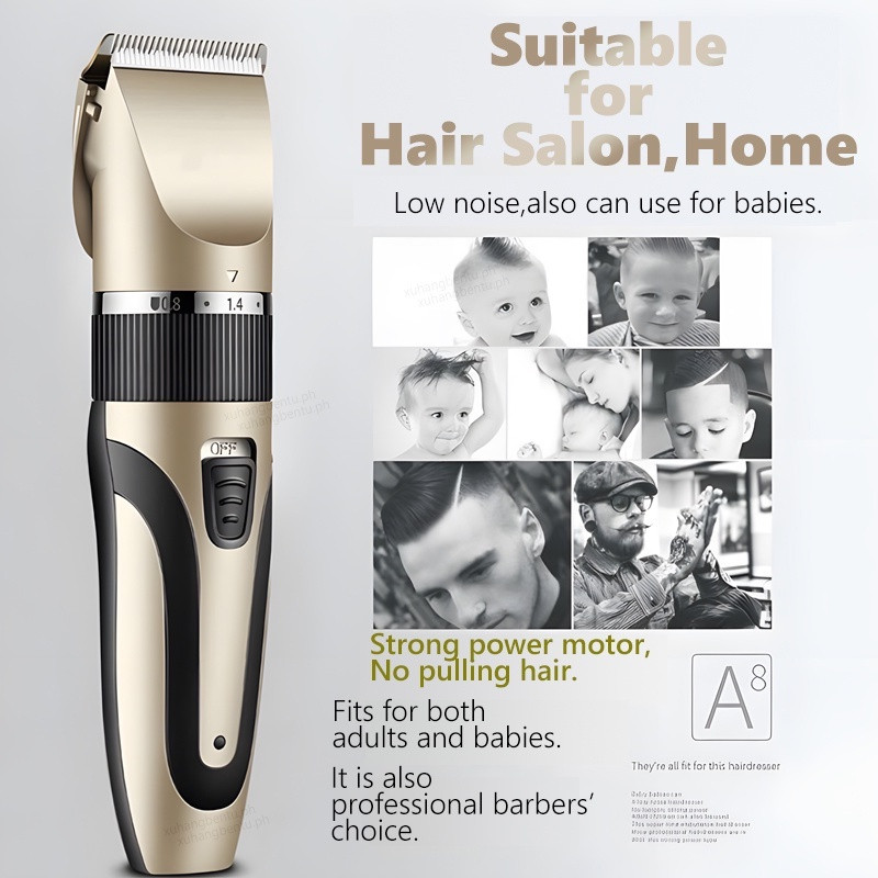 Hair Clipper Rechargeable Trimmer Men Beard Trimmer Cutting Machine ...