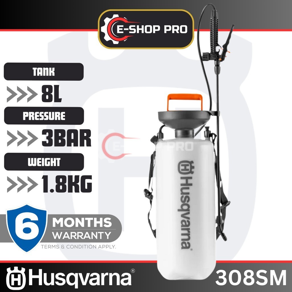 HUSQVARNA 308SM PAM TANGAN GALAS TEPI SIDE HANGER MANUAL HAND SPRAYER ...