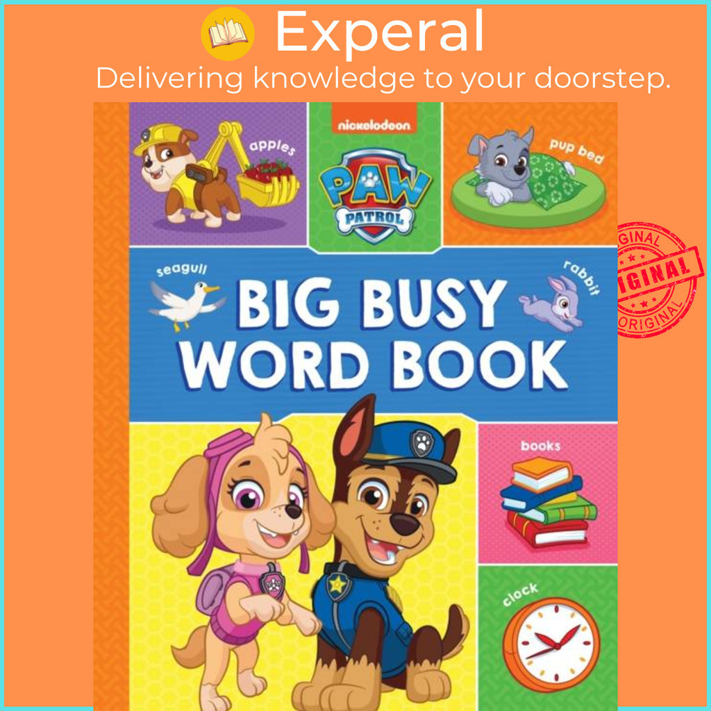 [English - 100% Original] - PAW Patrol Big, Busy Word Book by Paw ...