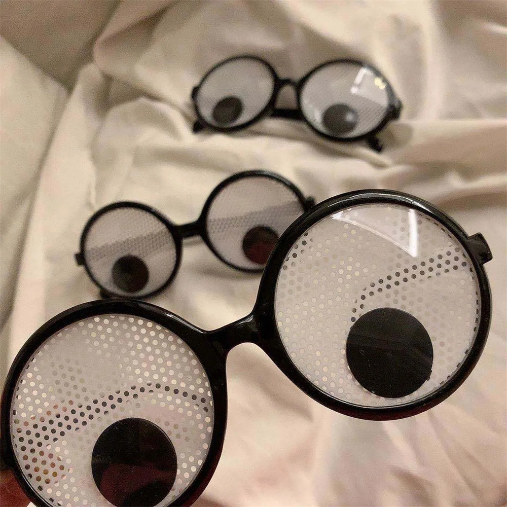 Googly Eyes Glasses Halloween Funny Shaking Costume Eyes Glass Novelty ...