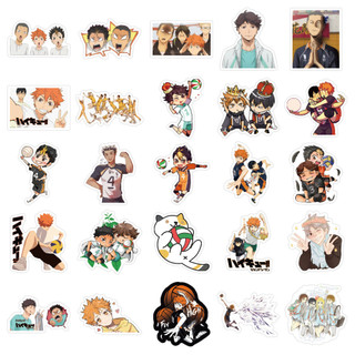 50Pcs/Set Haikyuu!! Series 02 Stickers Shoyo Hinata Tobio Kageyama Kei ...