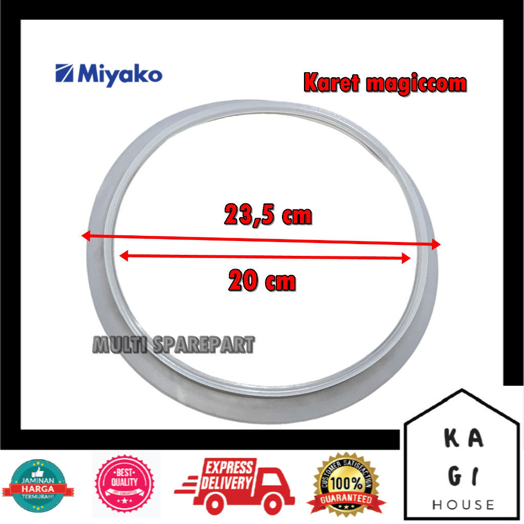 Rubber Magic Com rice cooker Miyako original 1.5 - 1.8 L Assorted ...