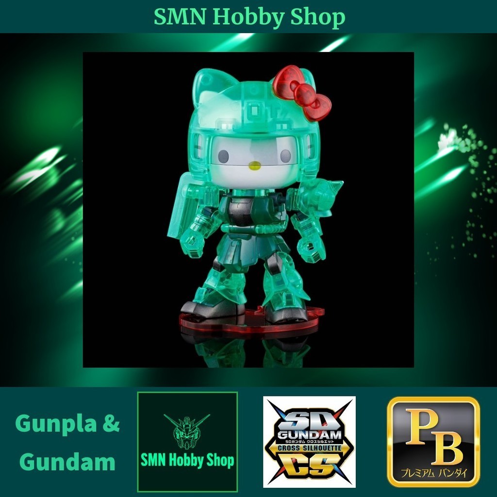 SDCS Hello Kitty/Zaku II Clear Color Limited Gunpla Gundam Toys Plastic ...
