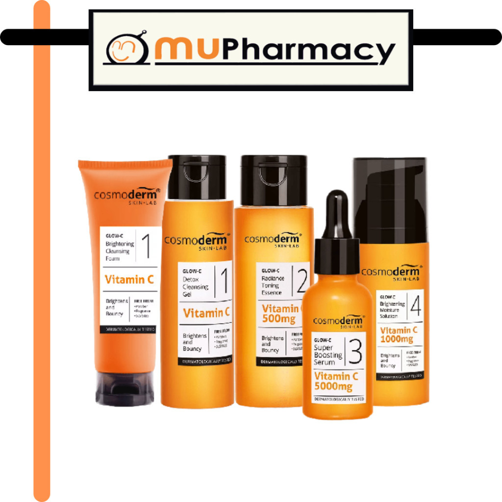 Cosmoderm Glow-C Series (Cleanser/Toner/Serum/Moisturizers) | Shopee ...
