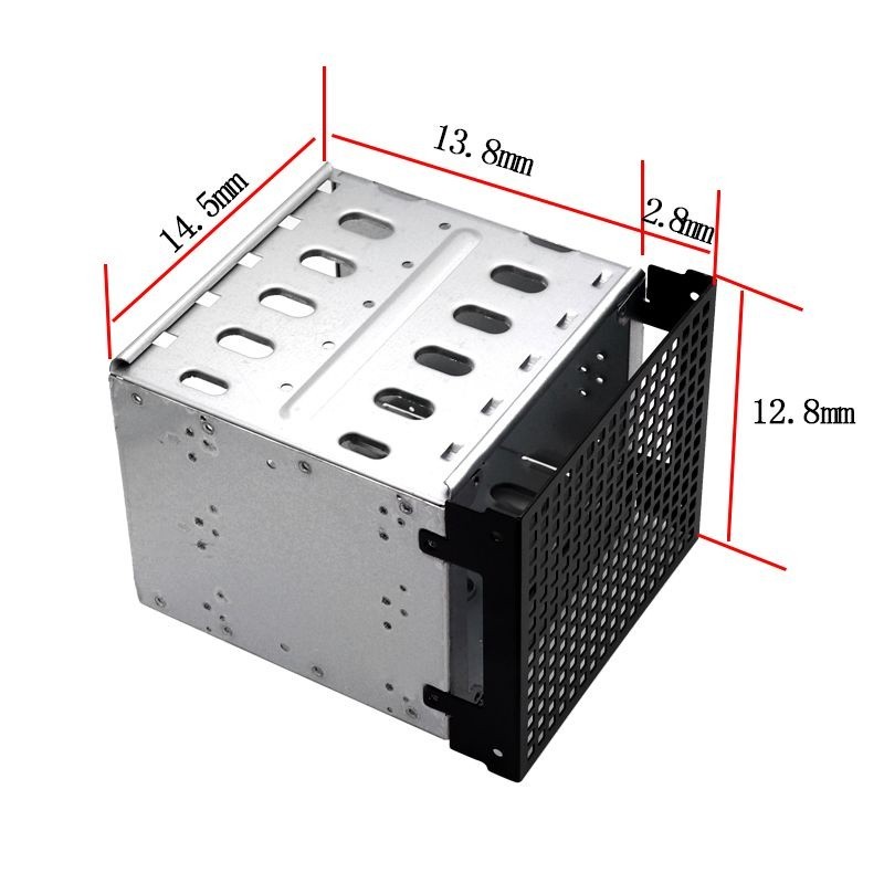 24 Hours Delivery = 5 Disk Hard Disk Cage Screw-Free Occupying 3 ...