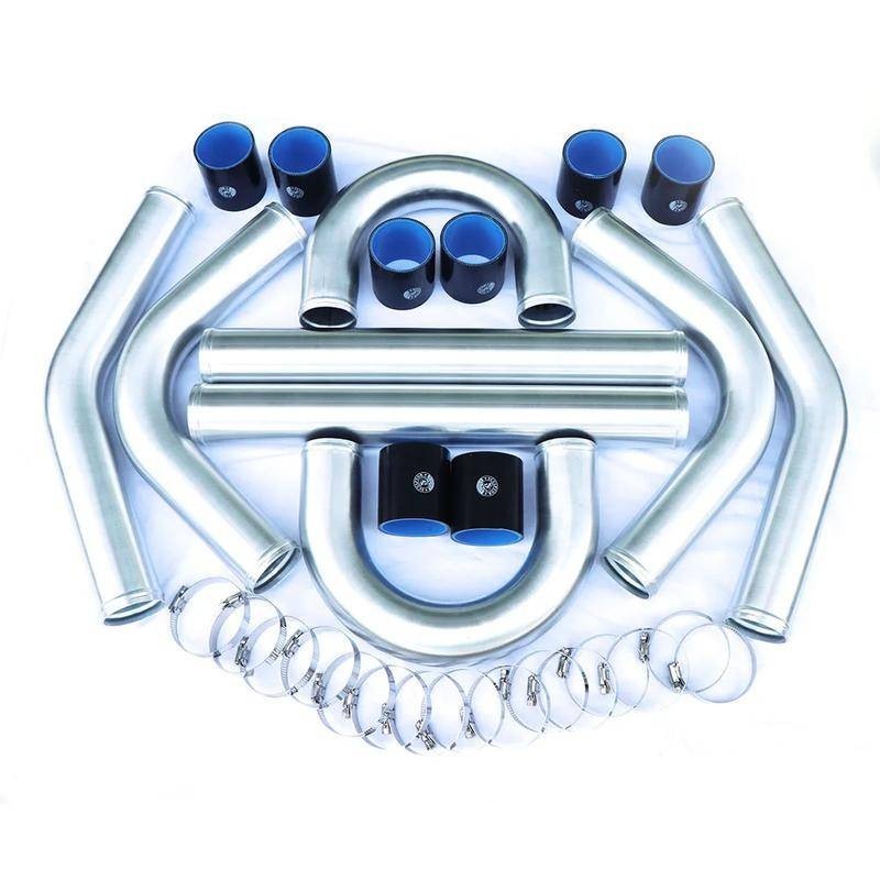 ALUMINUM TURBO INTERCOOLER PIPING KIT/ PIPES / CLAMP/ COUPLER ...