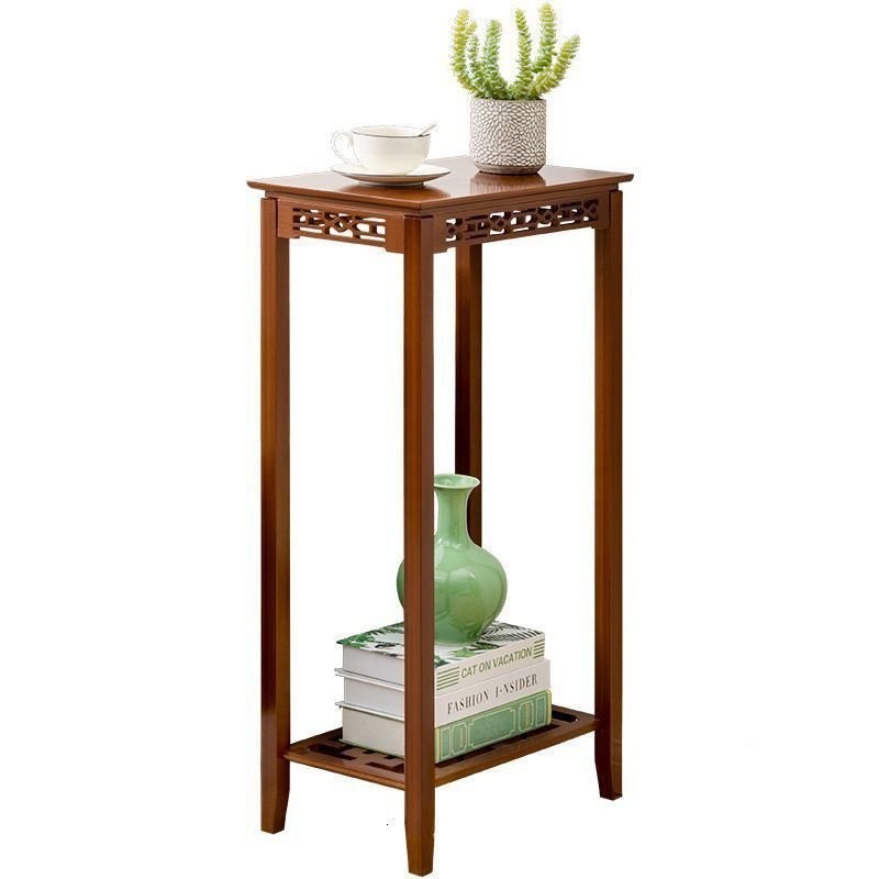 【In Stock】Chinese Style Side Table Carved Solid Wood Coffee Table ...