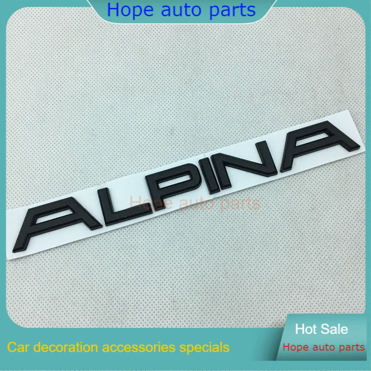 NEW Albina alpina logo rear Logo Metal Car Sticker metal modified body ...