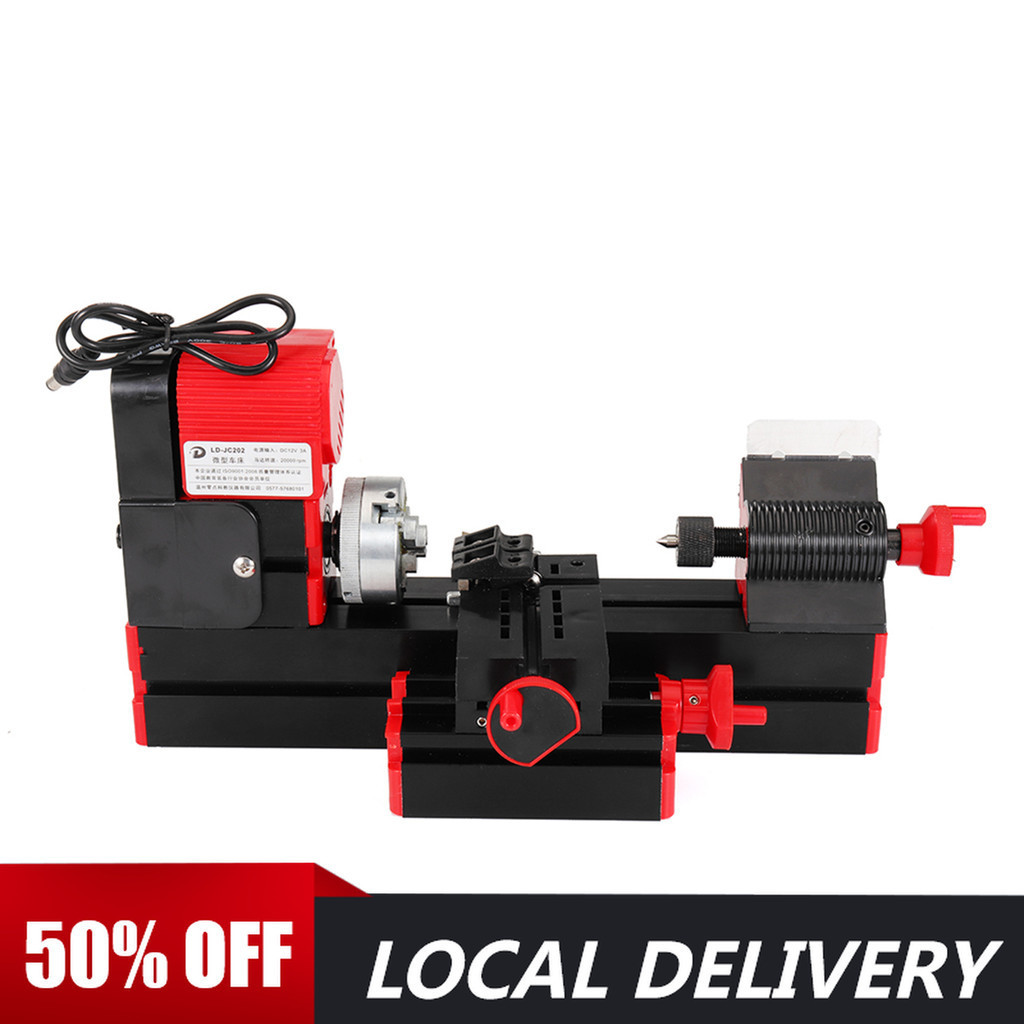 3A 36W Mini Lathe Milling Machine Bench Drill DIY Woodworking Power ...