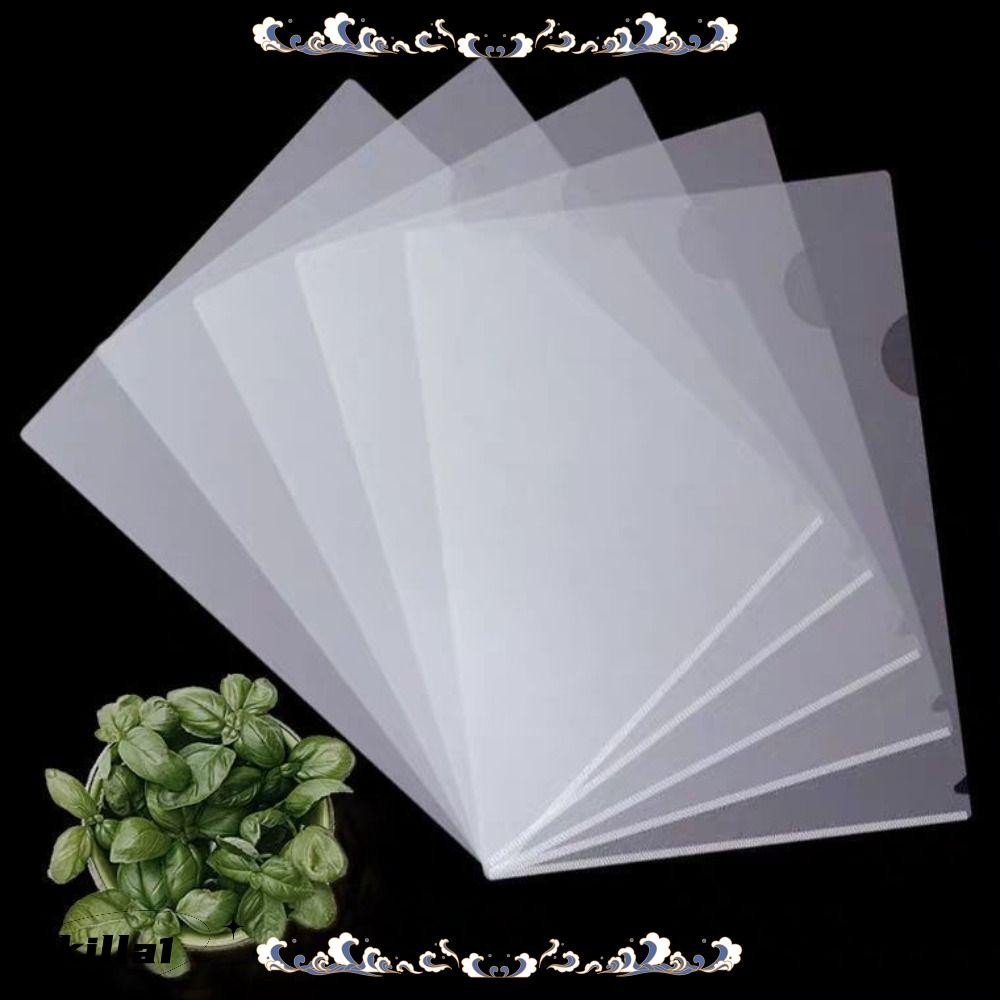 FKILA 1/5PCS A4 File Folder, L Shape File Classify Document Holder ...