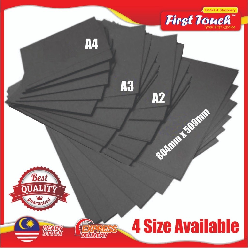 Black Mounting Board Black Card Modeling Board Mounting Board Black ...